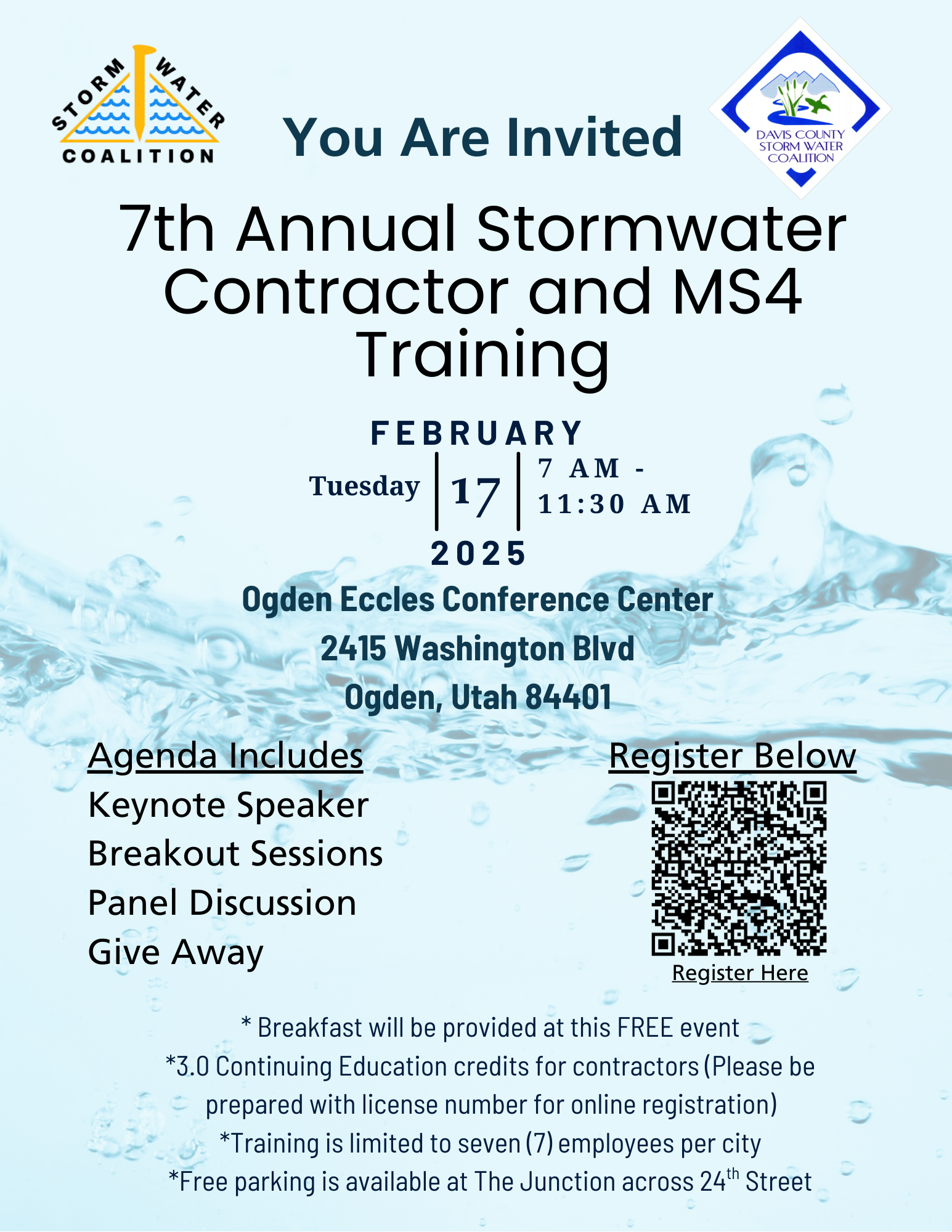 Stormwater Contractor & MS4 Training | Marriott-Slaterville Utah